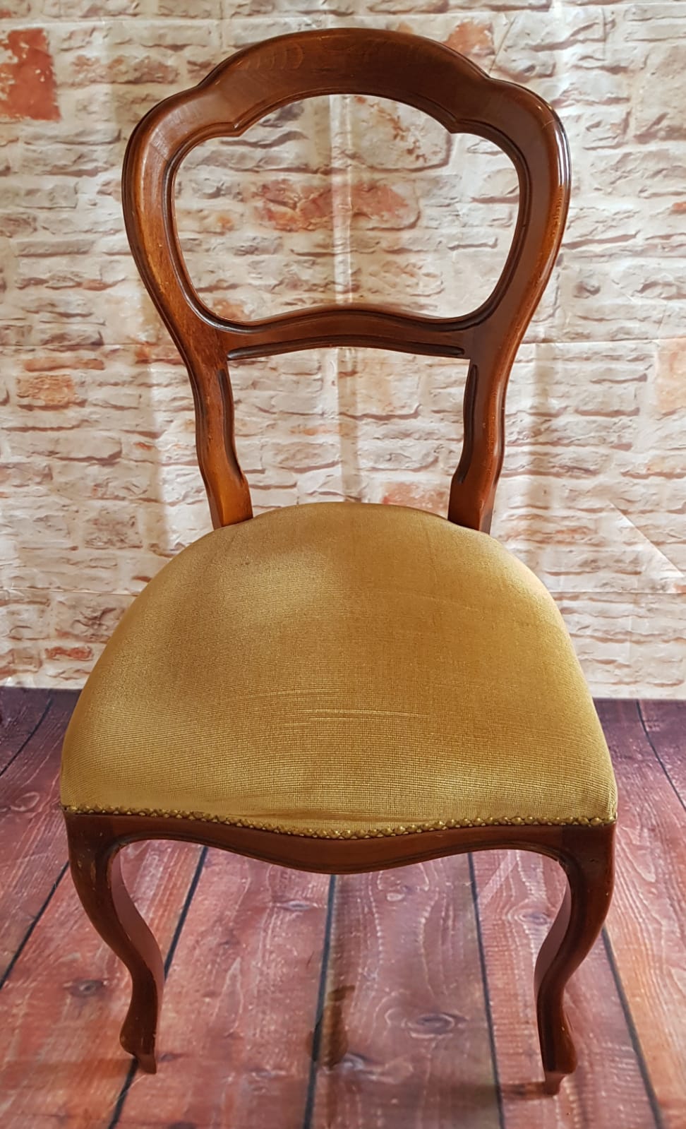 Antique Balloon Back Lounge Chair | Vintage Gathering