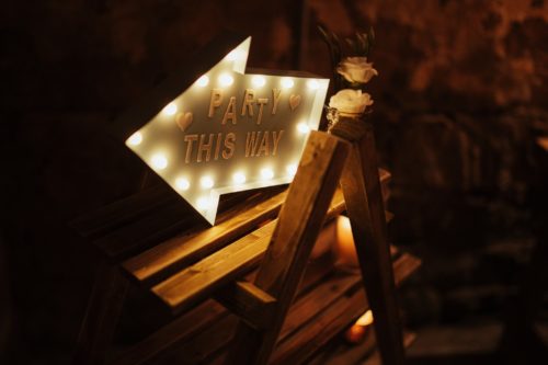 Party Light Up Sign | Vintage Gathering